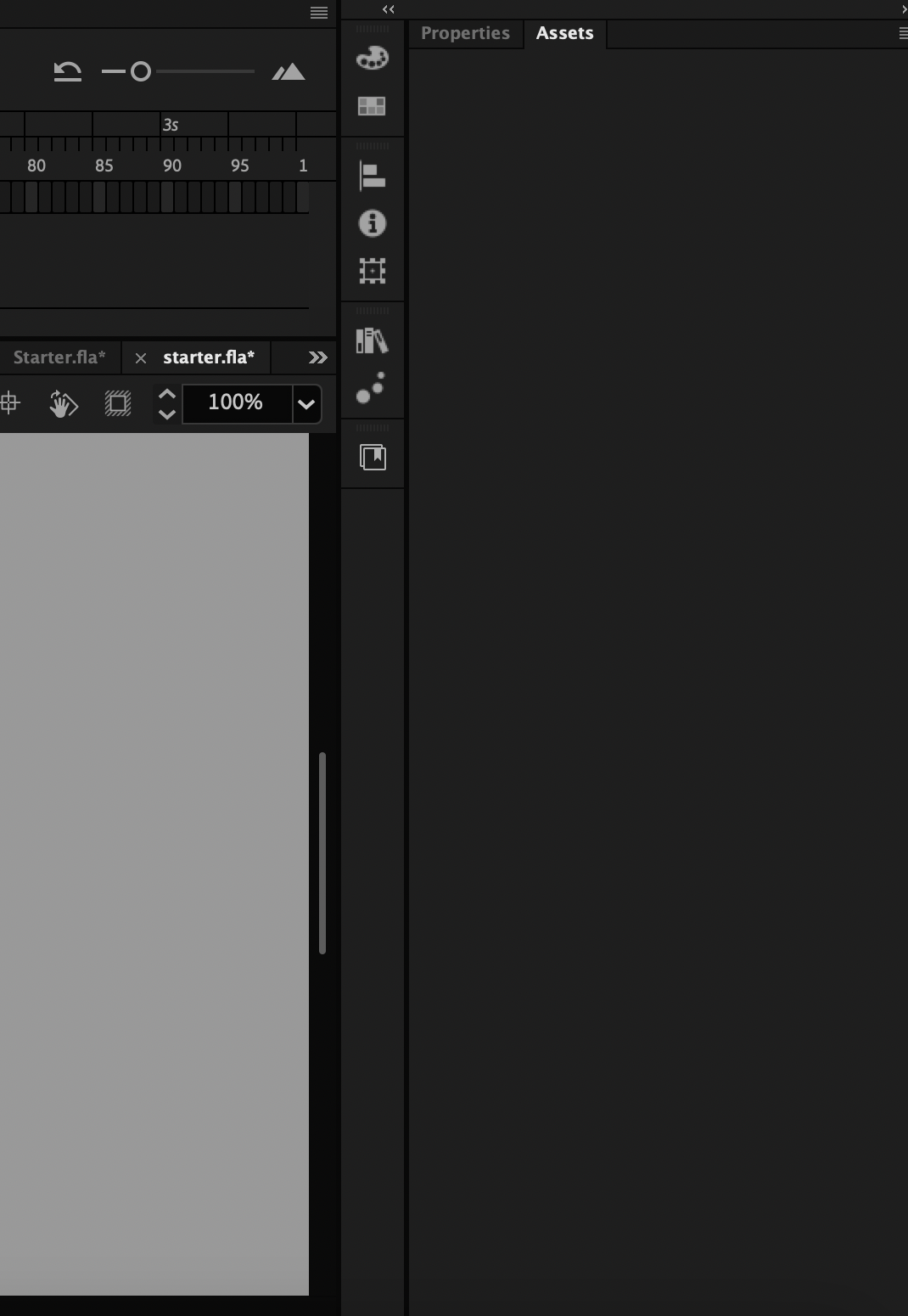 Animate Assets Panel is Empty - Adobe Product Community - 13416044